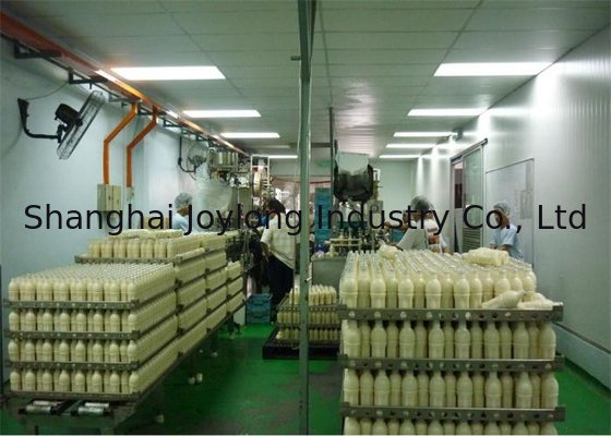 Automatic Drinking Fresh Yoghurt / Flavoured Milk Production Line 1000l/h Capacity