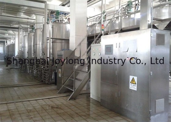 Complete UHT Milk Processing Line With PE Bottle Packages 1000LPH For Flavor Milk