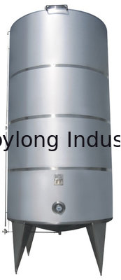 Square High Speed Emulsification Tank , Outdoor Milk Storage Tank