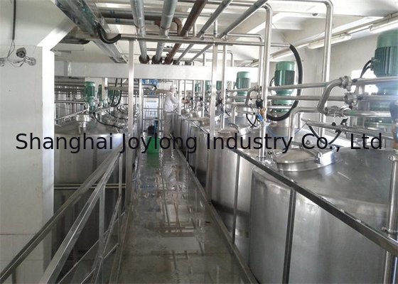 Complete Sweetened Ice Cream Dairy Production Line SUS304 Dairy Plant Equipment