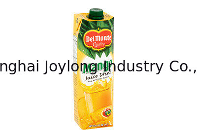 Automated Beverage Filling Plant Brick Paper Carton Fruit Juice Filling Machine 500ml - 1000ml
