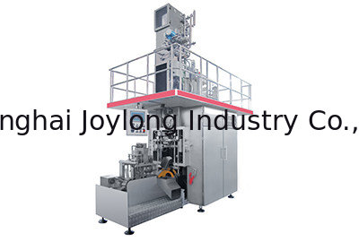 Aseptic Brick Carton Beverage Packaging Machine With Mitsubishi FX System PLC
