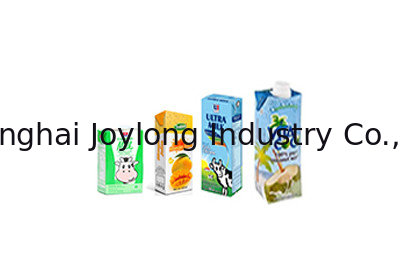 Aseptic Brick Carton Beverage Packaging Machine With Mitsubishi FX System PLC