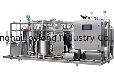 250ml Yogurt Processing Line , Small Scale Dairy Production Line  For Gable Top Package