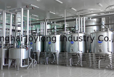 250ml Yogurt Processing Line , Small Scale Dairy Production Line  For Gable Top Package