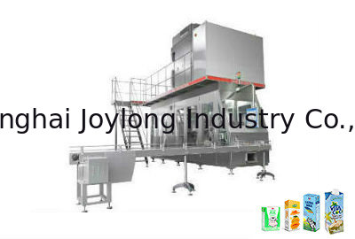 Aseptic Brick Carton High Speed Beverage Packaging Machine Turn Key Project 500-1000ml