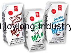 High Efficient Pasteurized Milk Production Line For Gable Top Carton , Plastic Bottle and Bag