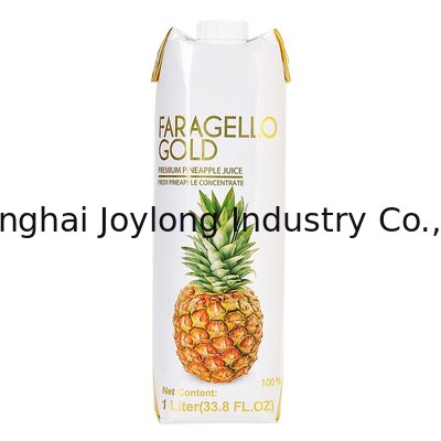 Apple Mango Fruit Processing Line With 3000BPH Gable Top Carton 500ml