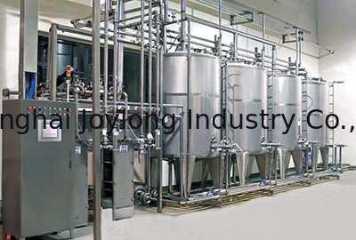 SUS304 Stainless Steel Sub-Vertical CIP Cleaning System for Beverage Production Line