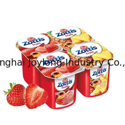 Automatic Flavor Skimmed Yogurt Processing Line , Milk Processing Plant 5000LPH