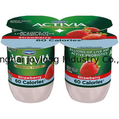 Automatic Flavor Skimmed Yogurt Processing Line , Milk Processing Plant 5000LPH