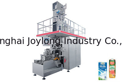 Paper Carton Brick Beverage Packaging Machine 2000BPH JB - 2000