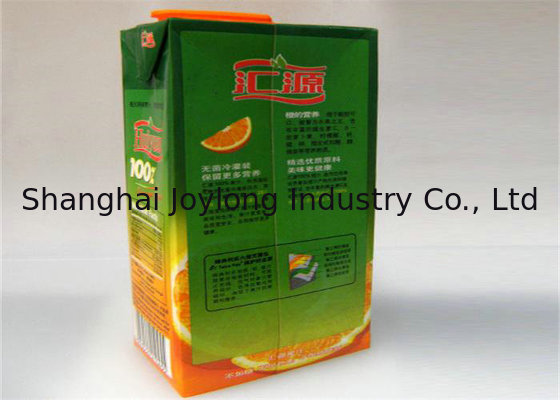 High Speed Beverage Packaging Machine , Aseptic Brick Carton Juice Filling Machine
