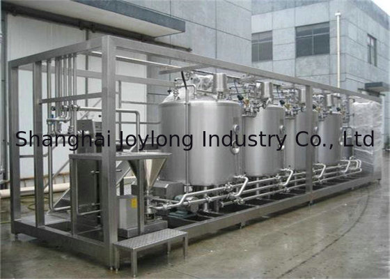 High Efficient Pasteurized Milk Production Line For Gable Top Carton , Plastic Bottle and Bag