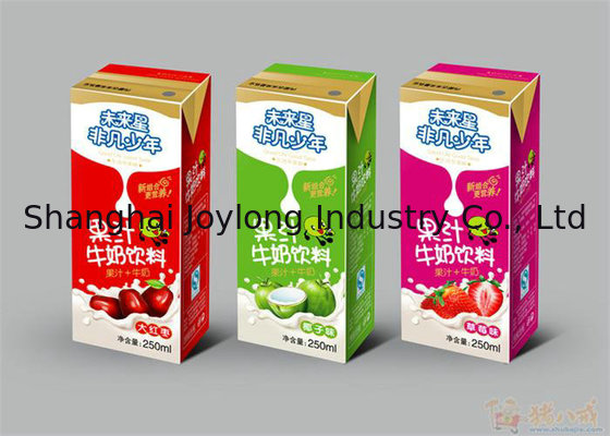 Automatic UHT Milk Processing Line / Milk Plant 5000LPH with Aseptic Brick Carton Package