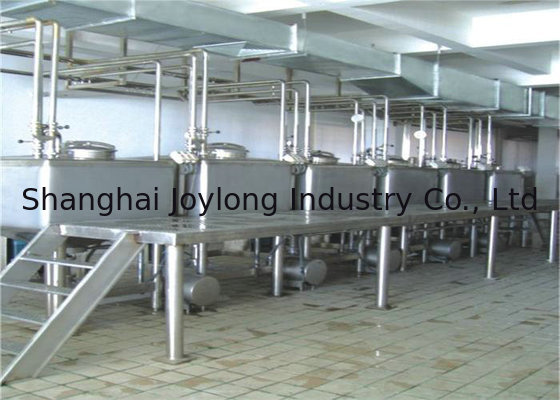 Round High Speed Preparation Machine Emulsification Tank Filling Line for Beverage Plant