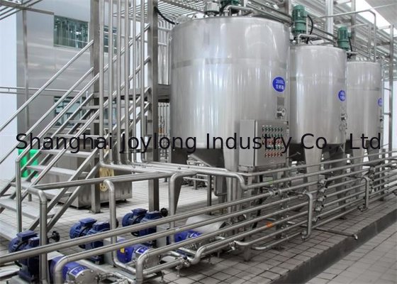 Complete 3000L/H UHT Milk Production Line / Large Milk Processing Machine High Speed