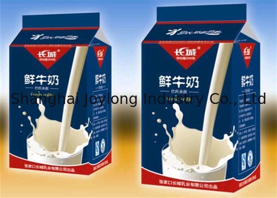 3000BPH Beverage Packaging Machine Gable Top Carton Filling Machine For Juice / Milk / Coffee