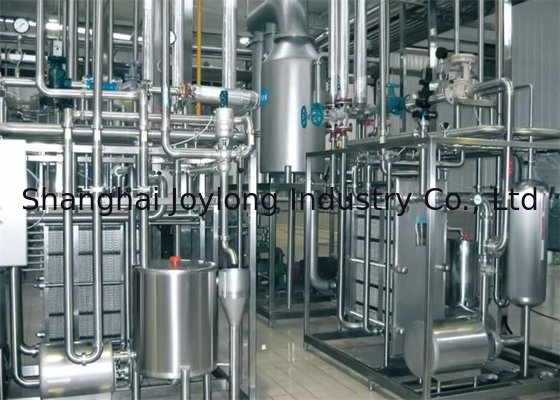 Ultra High Temperature Dairy Milk Processing Plant / Milk Manufacturing Process Machinery 1000L / H
