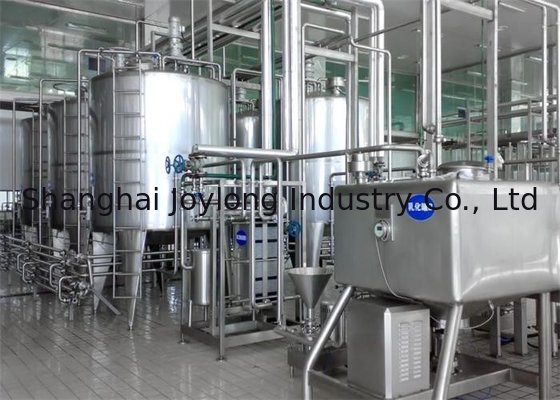 Ultra High Temperature Dairy Milk Processing Plant / Milk Manufacturing Process Machinery 1000L / H