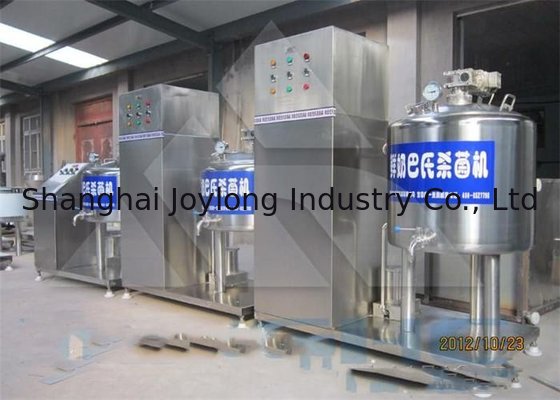 Small Scale Pasteurized Milk Processing Line / Dairy Milk Manufacturing Process Machinery
