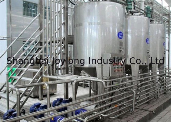 Turn Key Project Fresh Milk Processing Machine / Dairy Production Equipment with Pasteurization