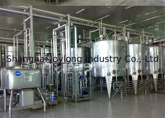 Turn Key Project Fresh Milk Processing Machine / Dairy Production Equipment with Pasteurization