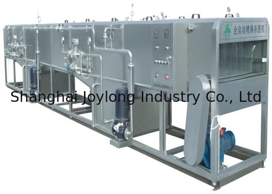 SUS304 Sterilization Machine Auto Continuous Spraying Sterilizer For Fruit Juice Processing Line