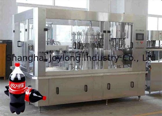 Automatic Carbonated Drink Filling Machine , Aerated Water Soda Bottling Equipment