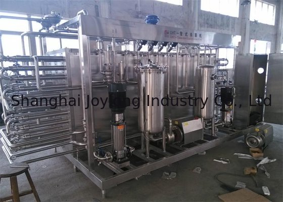 10 t/H Long Shelf Life UHT Milk Processing Line , Tube UHT Sterilizer