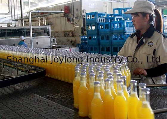 Automatic Fruit Processing Line , Plastic Bottle Hot Filling Machine