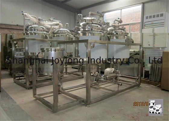 1T/H Automatic Dairy Production Line for Milk / Stirred Yogurt