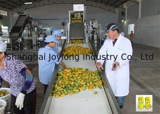 3000L / H Turn Key Orange Apple Juice Production Line Automatic Control