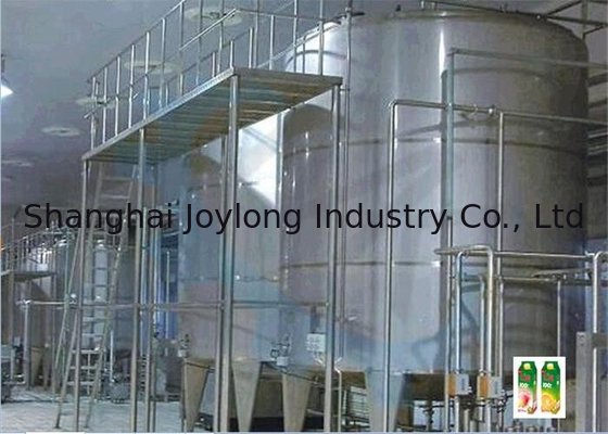 Mango / Apple Fruit Processing Line For Gable Top Carton Package