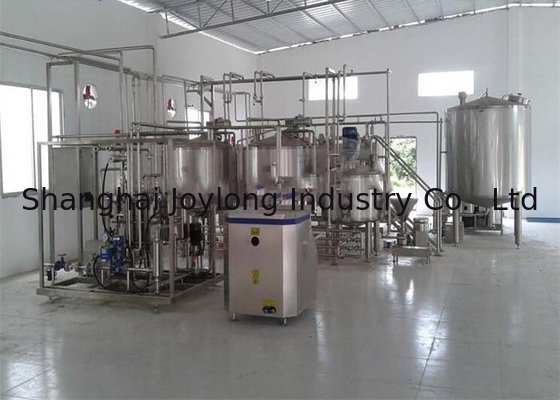 PLC Control Milk Powder Production Plant , Milk Processing Equipment 500kg/H