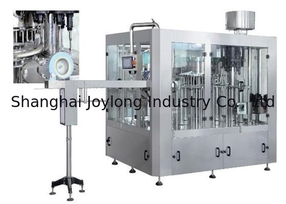 Small Bottling Pasteurized Milk Processing Machine With Outdoor Milk Storage Tank