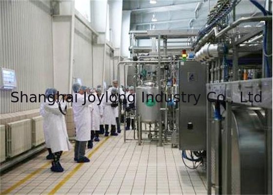 Small Bottling Pasteurized Milk Processing Machine With Outdoor Milk Storage Tank