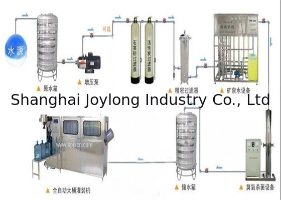 5Gallon Drinking Pure Water Mineral Water Production Line 400BPH