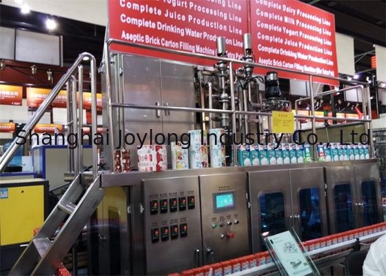 Automatic Beverage Packaging Machine , Aseptic Carton Filling Machine