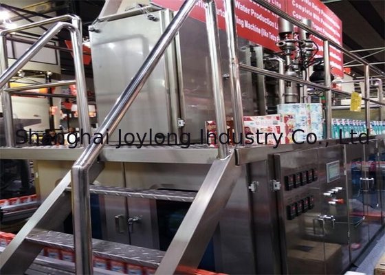 Automatic Beverage Packaging Machine , Aseptic Carton Filling Machine