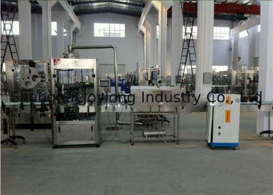 Turn Key Carbonated Drink Production Line With Bottle Warming Machine