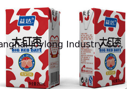 Automatic Paper Carton Box Milk  / Juice Aseptic Beverage Packaging Machine 125 - 350ml