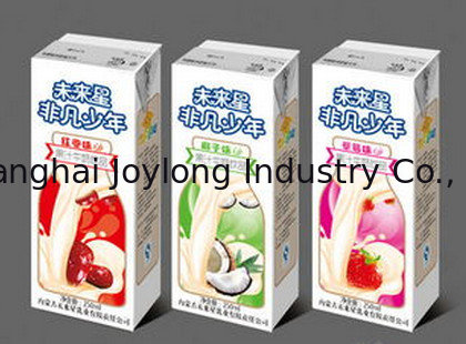 Automatic Paper Carton Box Milk  / Juice Aseptic Beverage Packaging Machine 125 - 350ml