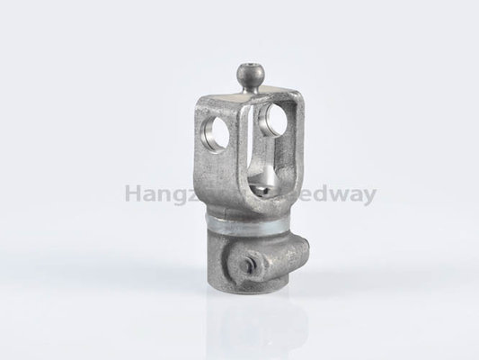 Heat Treatment PTO Drive Shaft Parts , Spline Pto Yoke With Push Pin