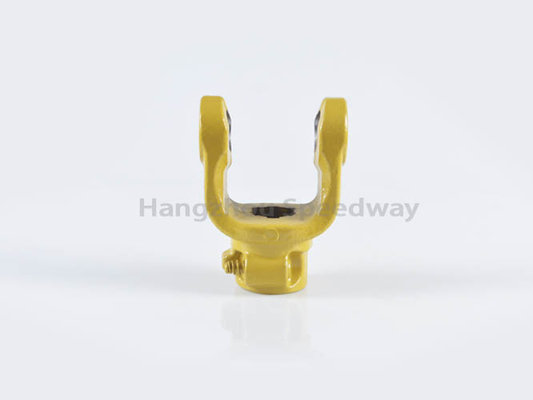 Replacement Pto Shaft Yoke , Splined Tractor Yoke With Push Pin TS16949 Approved