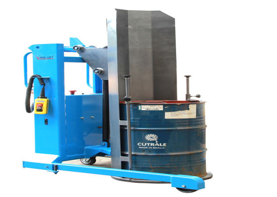 400 kg Load capacity Portable Drum Dumper , Material Transport Equipment