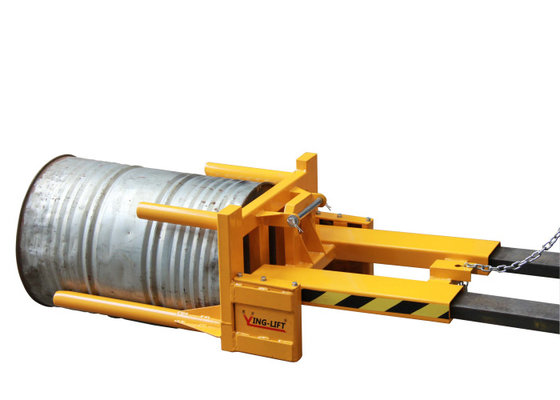 Fork Mounted Drum Positioners , Double Drum Rotator 400KG Load Capacity
