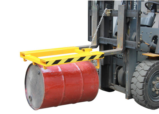 Horizontal Double Drum Grabber Forklift Attachment 900KG Load Capacity Forklift Drum Lifter