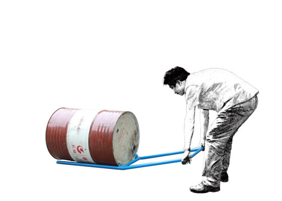 500 kg Capacity Forklift Drum Grabber / Drum Tipper with  Wide Toe Plate
