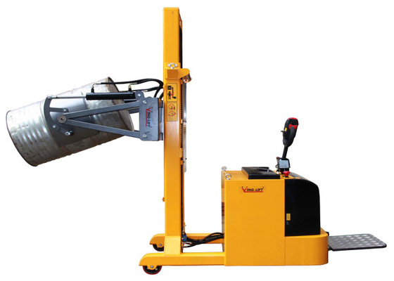 Counter Balance Type Full Electric Drum Transport Equipment / 55 Gallon Drum Dumper